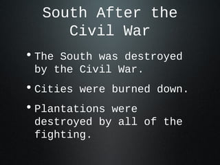 Reconstruction unit lesson 2 - freedmen's bureau - power point | PPT