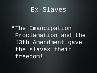 Reconstruction unit lesson 2 - freedmen's bureau - power point | PPT