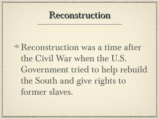 Reconstruction unit lesson 4 - jim crow laws - power point | PPT