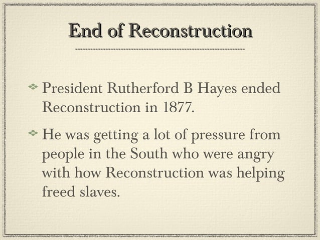 Reconstruction unit lesson 4 - jim crow laws - power point | PPT