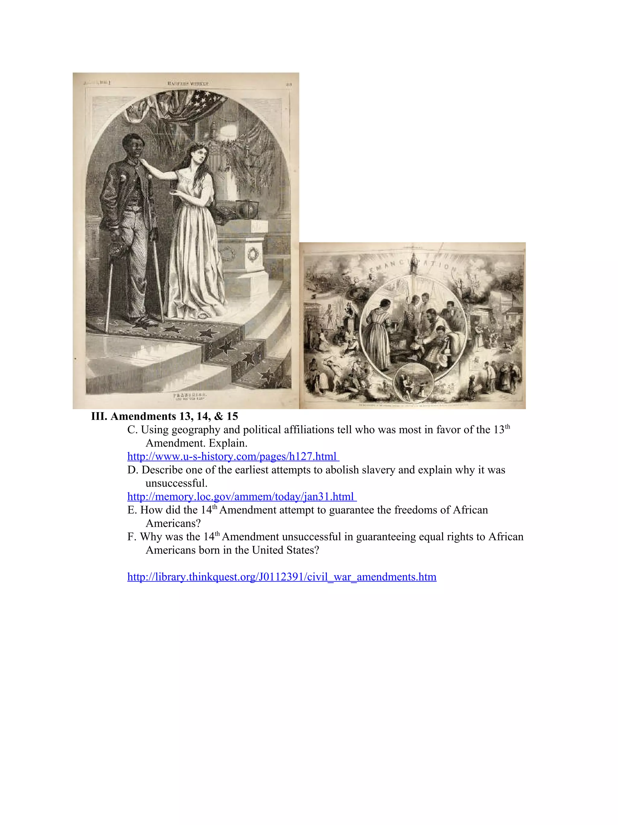 Reconstruction Webquest | DOC