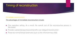 Reconstructive breast surgery | PPTX