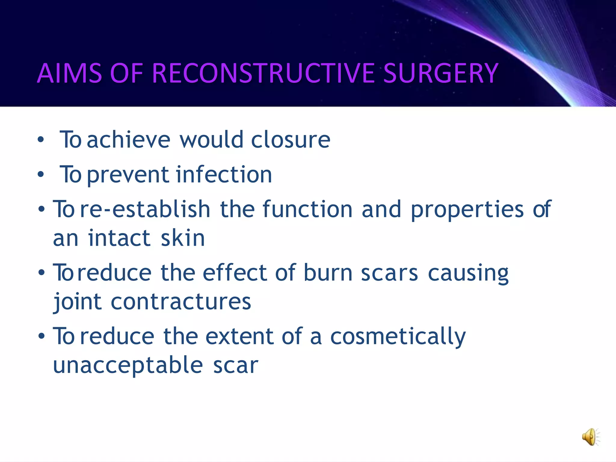 Reconstructive &plastic surgery | PPTX