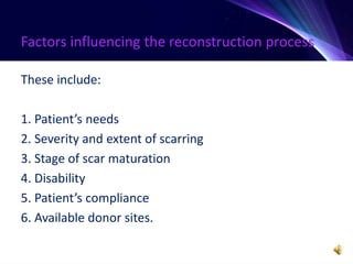 Reconstructive &plastic surgery | PPTX