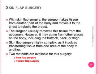 Reconstructive surgery | PPTX