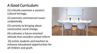 Reconstructionism, education and curriculum | PPTX