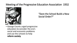 Reconstructionism, education and curriculum | PPTX