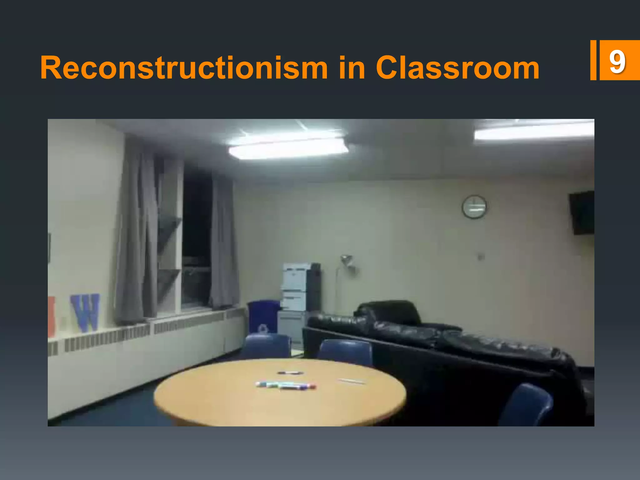 Reconstrutionalist curriculum | PPTX