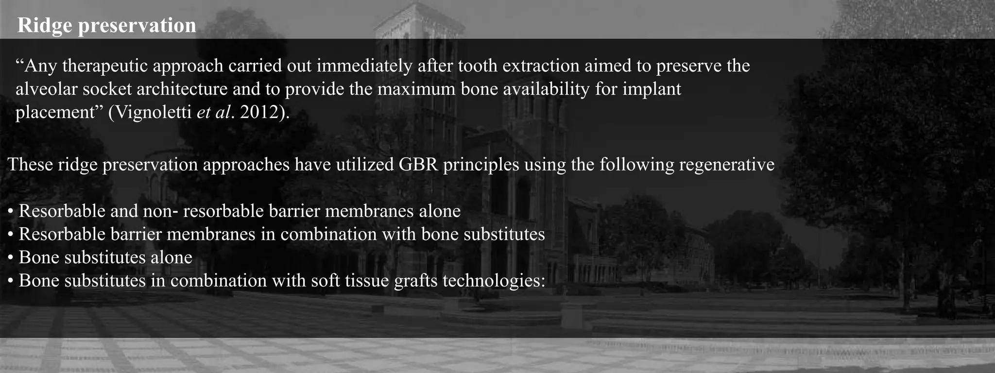 Ridge Augmentation Procedures | PPTX