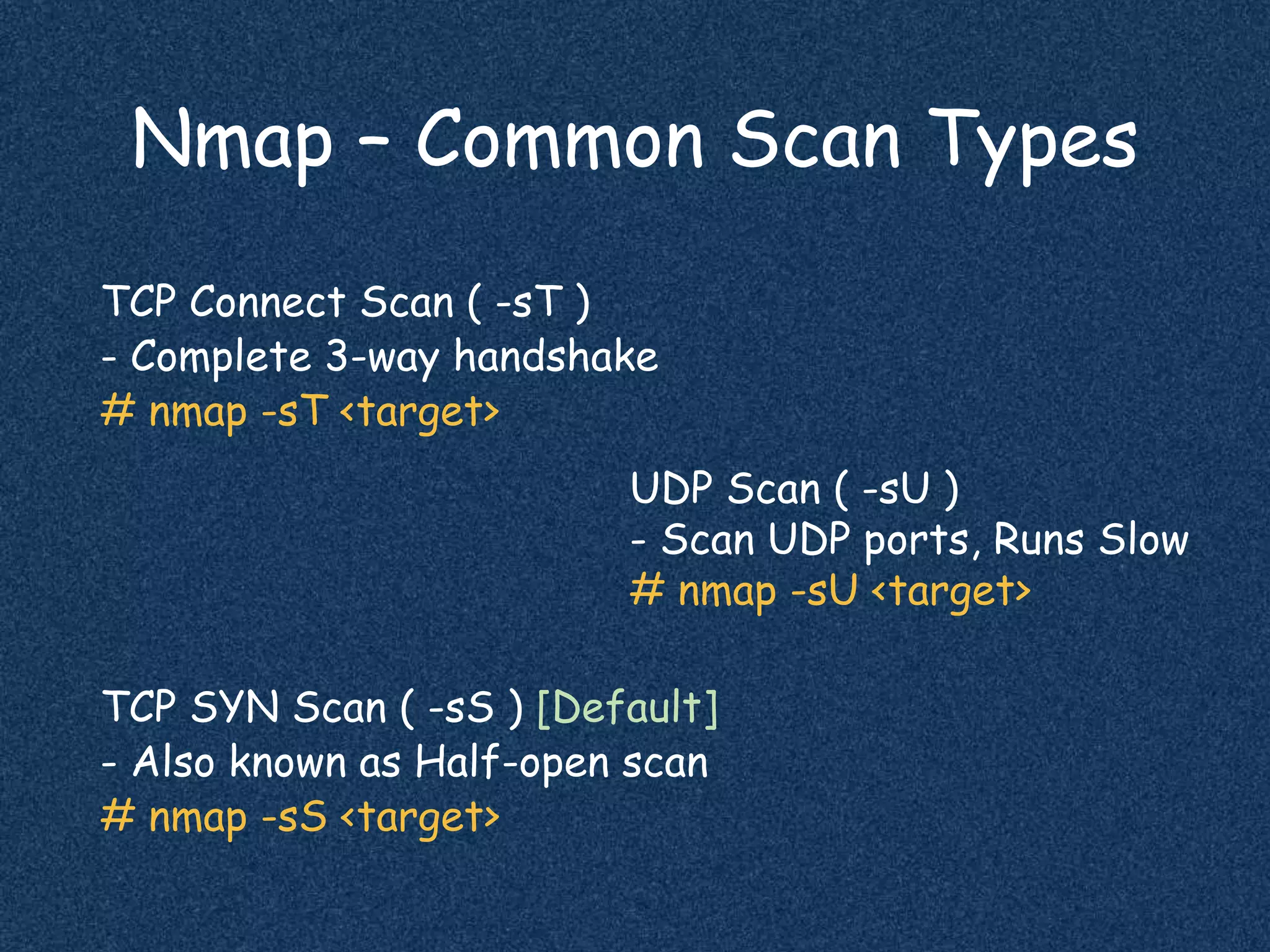 Recon with Nmap | PPT