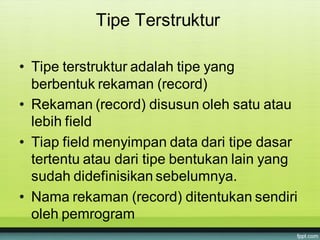 Algoritma Record | PPT