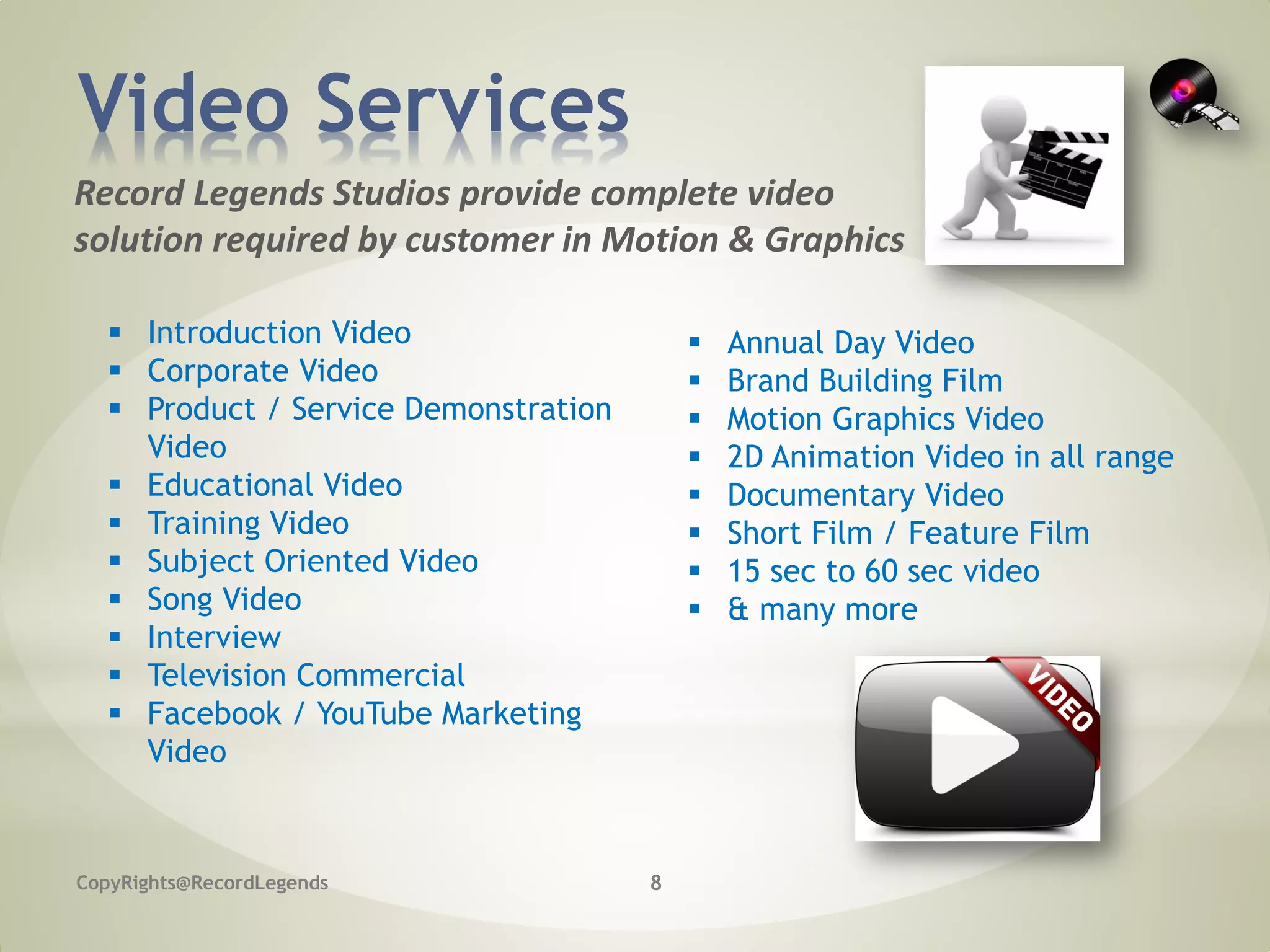 Record Legends Studios profile | PPT | Free Download