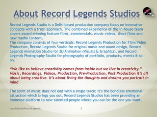 Record Legends Studios profile | PPT | Free Download