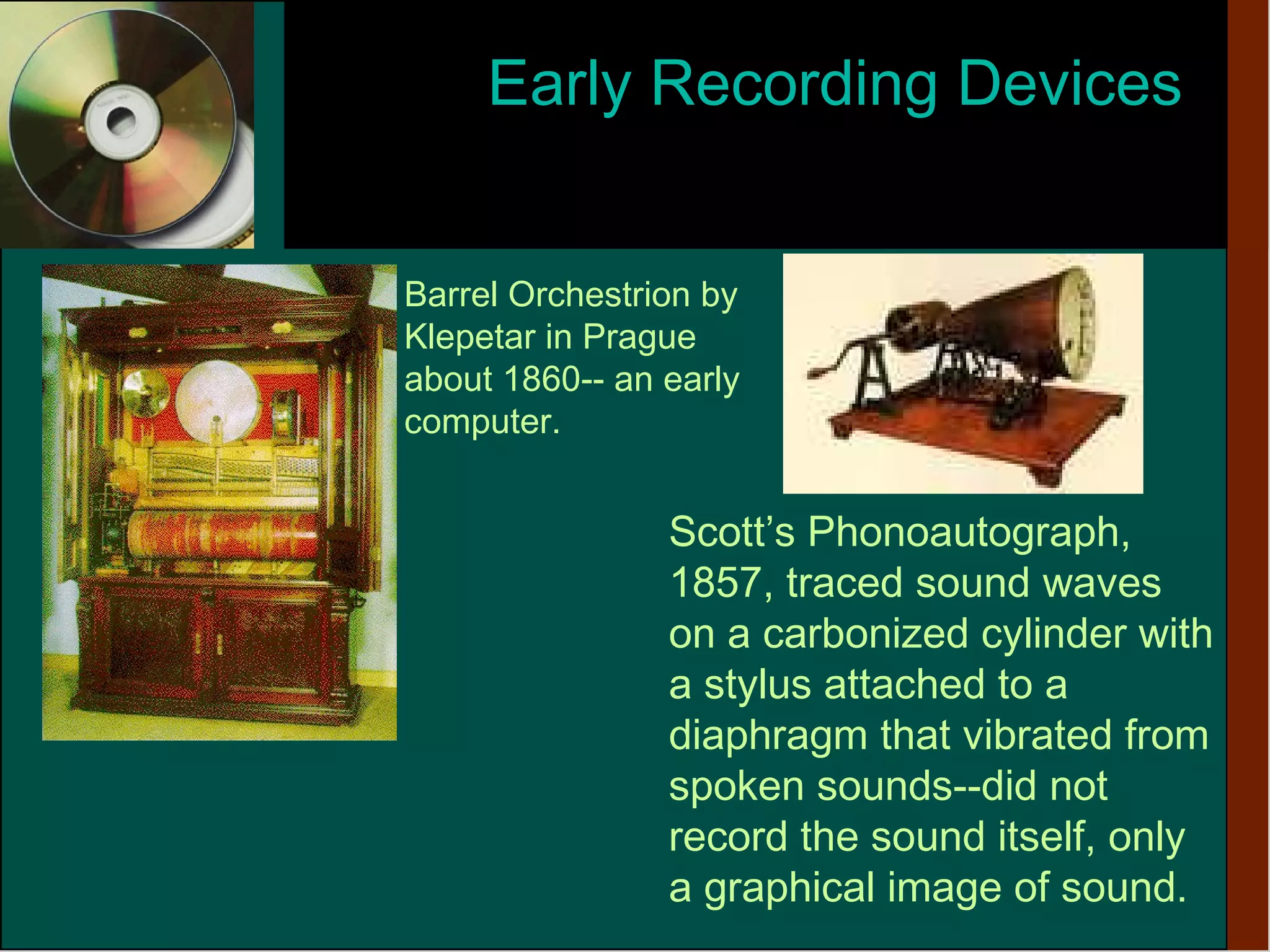 Audio Record History | PPT