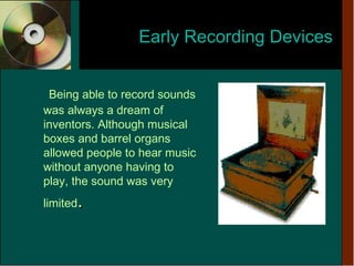 Audio Record History | PPT