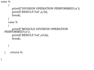 SIMPLE C PROGRAMS - SARASWATHI RAMALINGAM | PPT