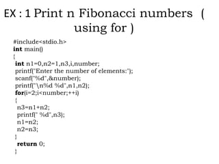 SIMPLE C PROGRAMS - SARASWATHI RAMALINGAM | PPT
