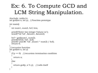 C PROGRAMS - SARASWATHI RAMALINGAM | PPTX