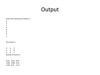 C PROGRAMS - SARASWATHI RAMALINGAM | PPTX