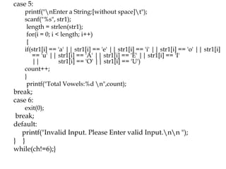 C PROGRAMS - SARASWATHI RAMALINGAM | PPTX