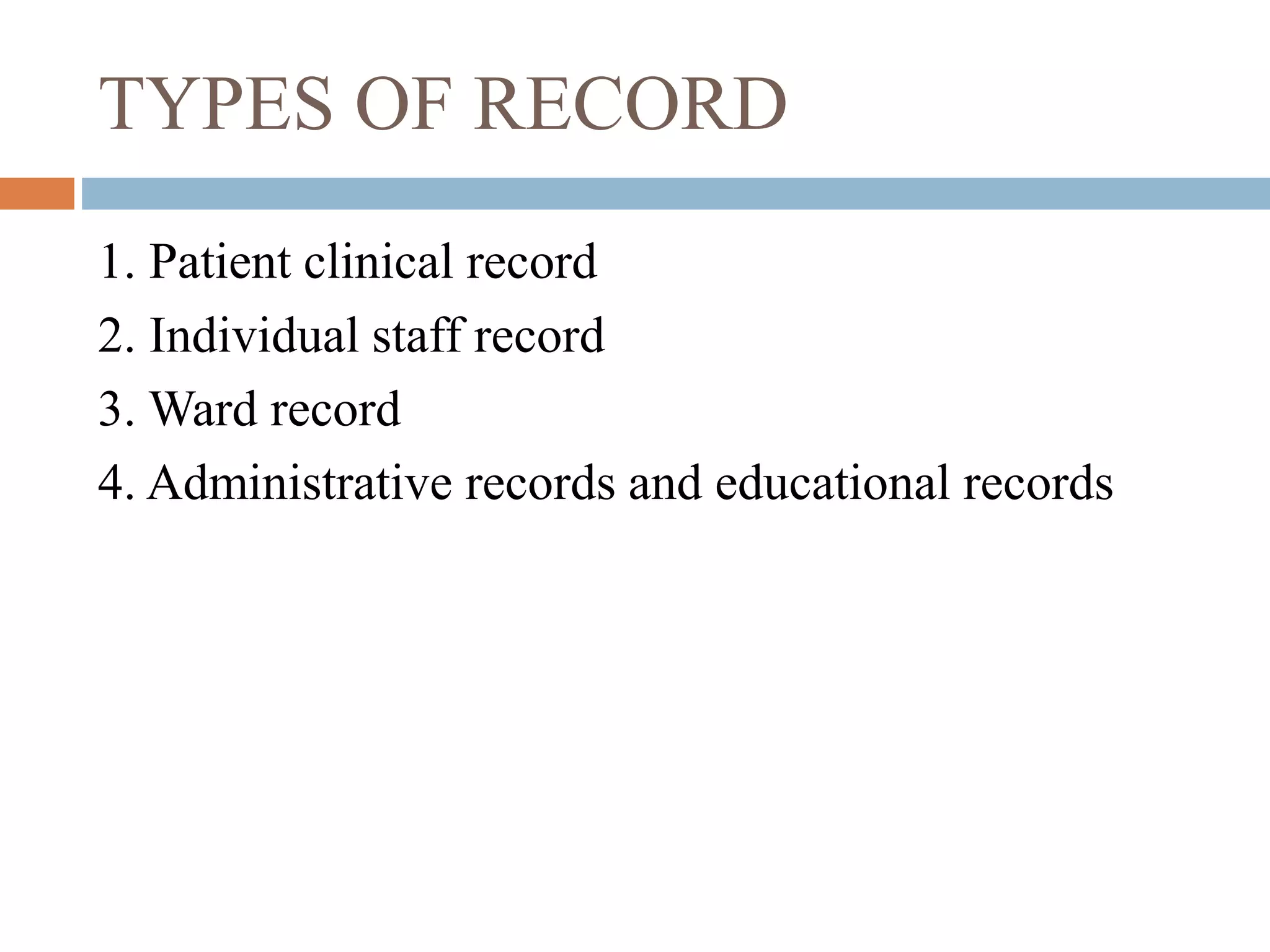 Record and reports for nurses | PPTX