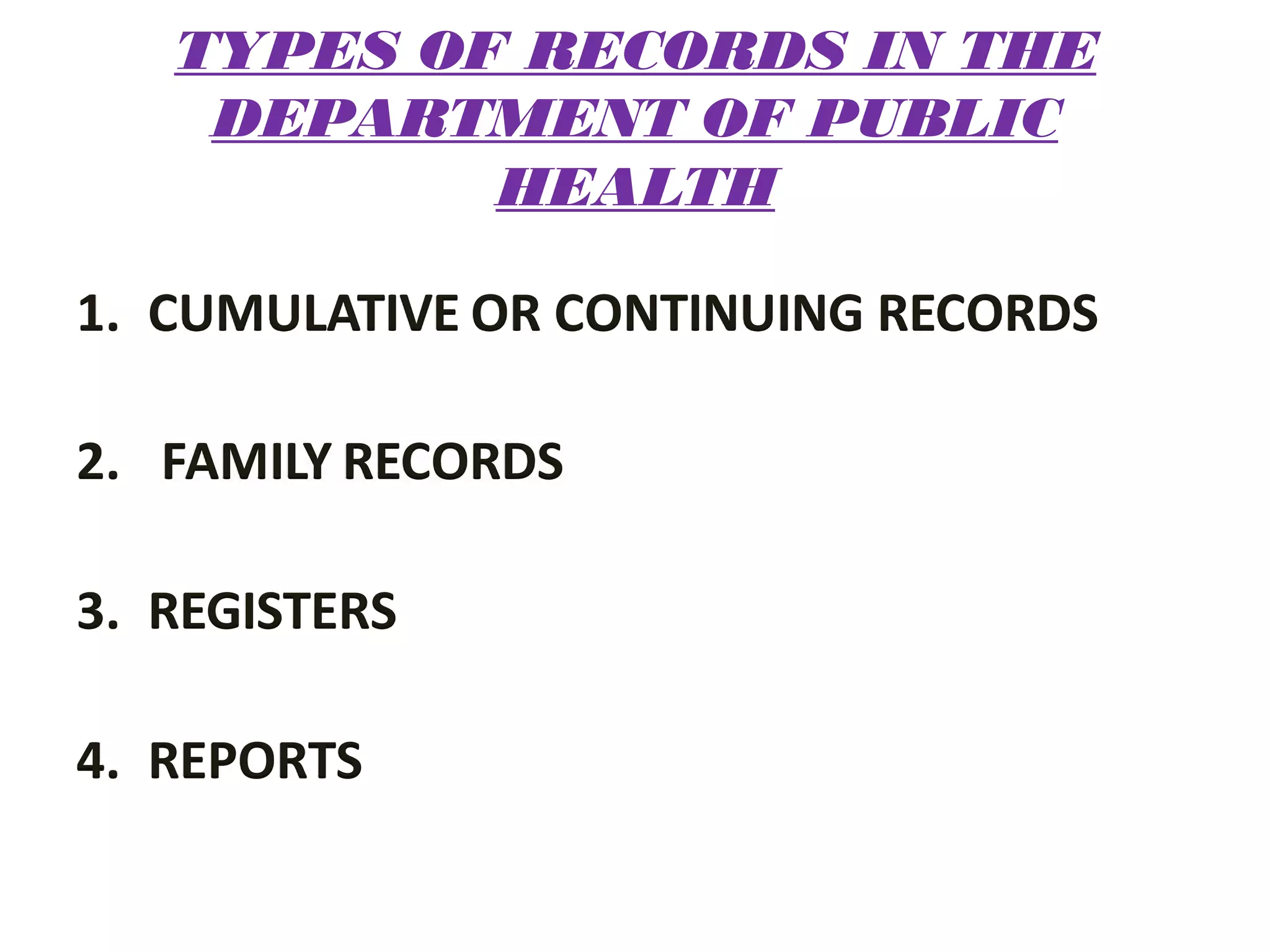 Records and reports | PDF