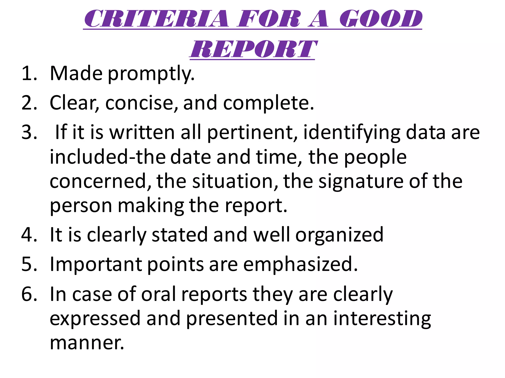 Records and reports | PDF