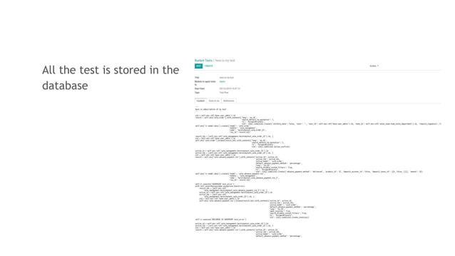 Record Automated Integration Tests Through The Ui Ppt