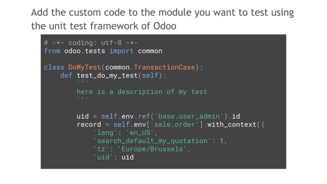 Record Automated Integration Tests Through The Ui Ppt