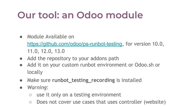 Record Automated Integration Tests Through The Ui Ppt