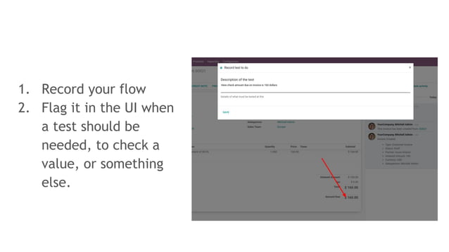 Record Automated Integration Tests Through The Ui Ppt