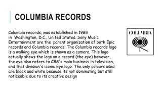 Record company logo’s and design