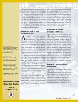 Recorded Books Guide To Intervention | PDF