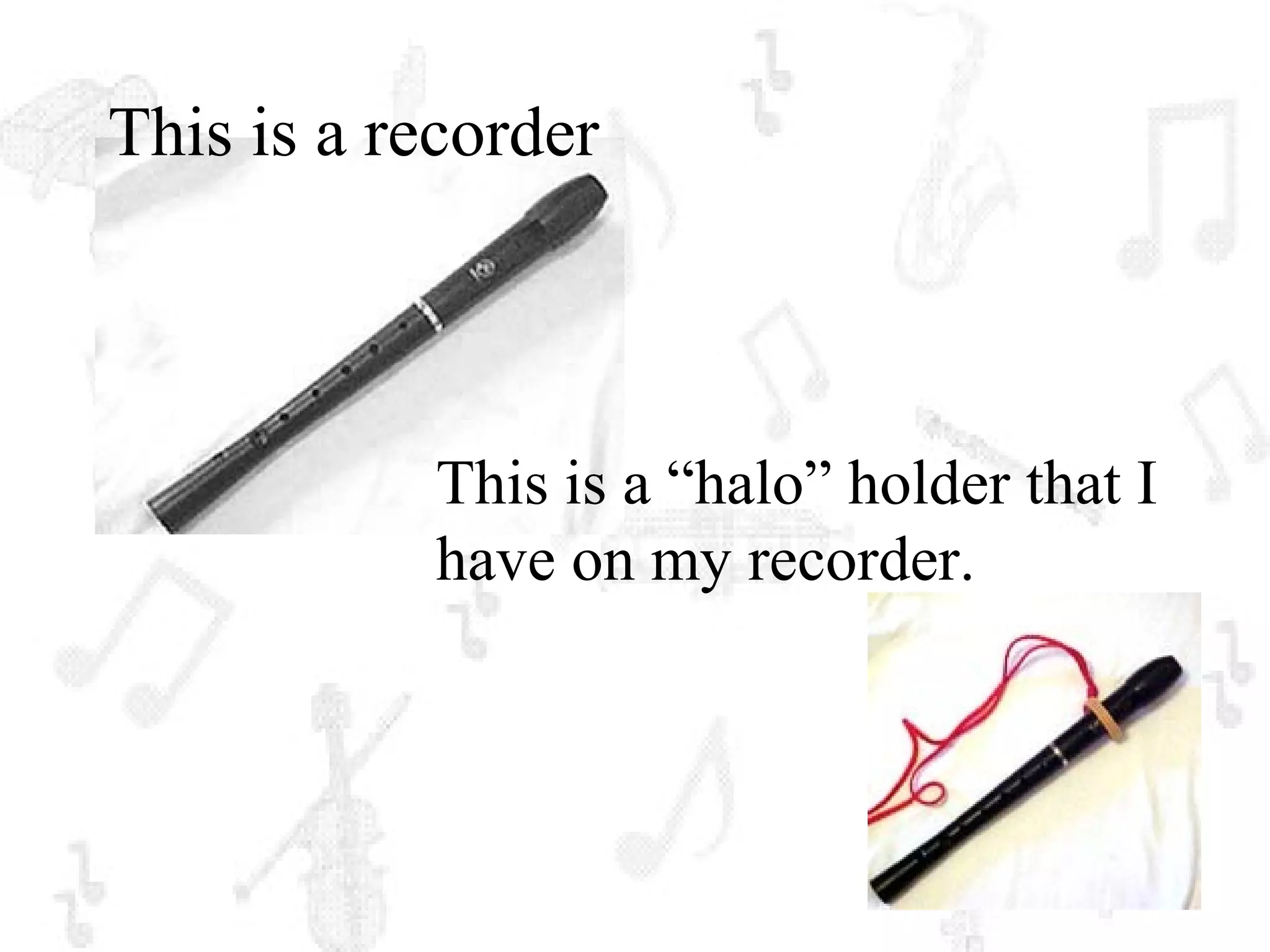 Recorder lesson | PPT