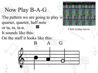 Recorder lesson | PPT