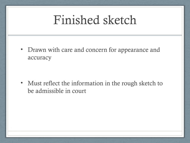 Recording a crime scene | PPT