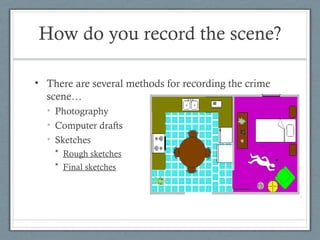 Recording a crime scene | PPT