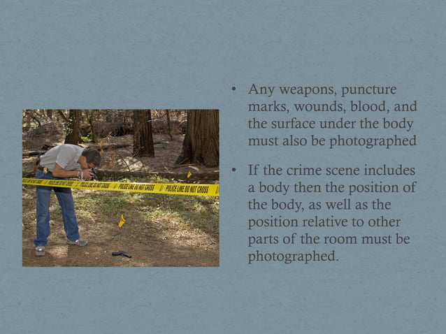 Recording a crime scene | PPT