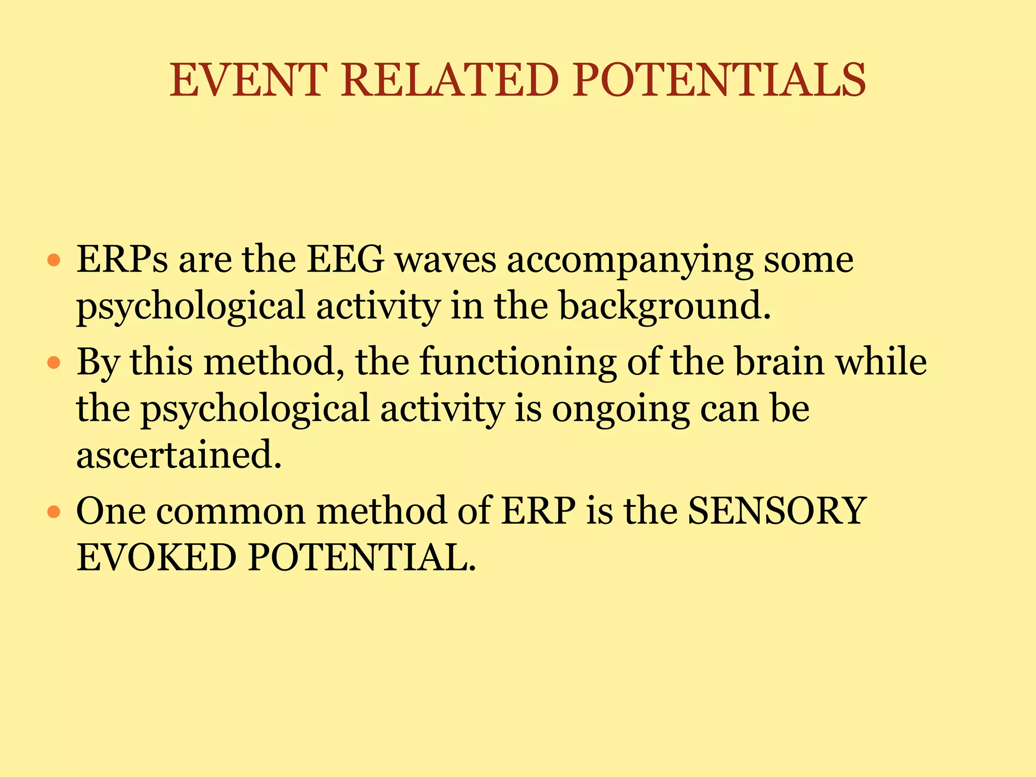 Recording brain activity | PPTX