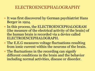 Recording brain activity | PPTX
