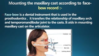 Recording jaw relations | PPT
