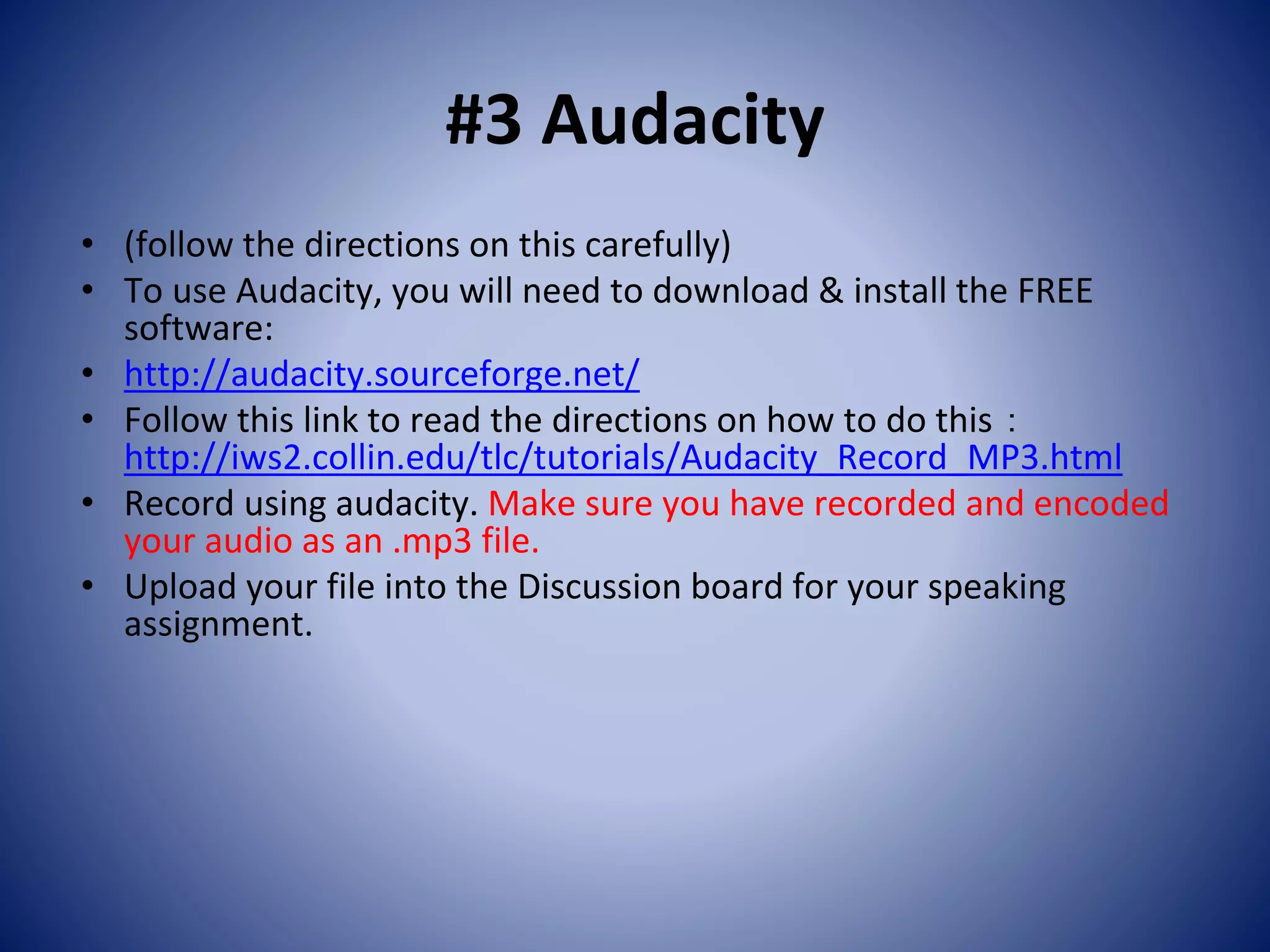 Recording methods | PPTX | Digital Audio | Computer Software and Applications
