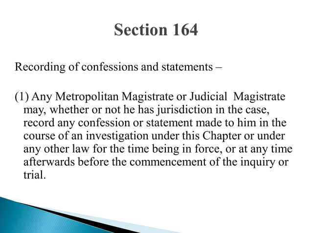 Recording of Statements of Suspects | PDF