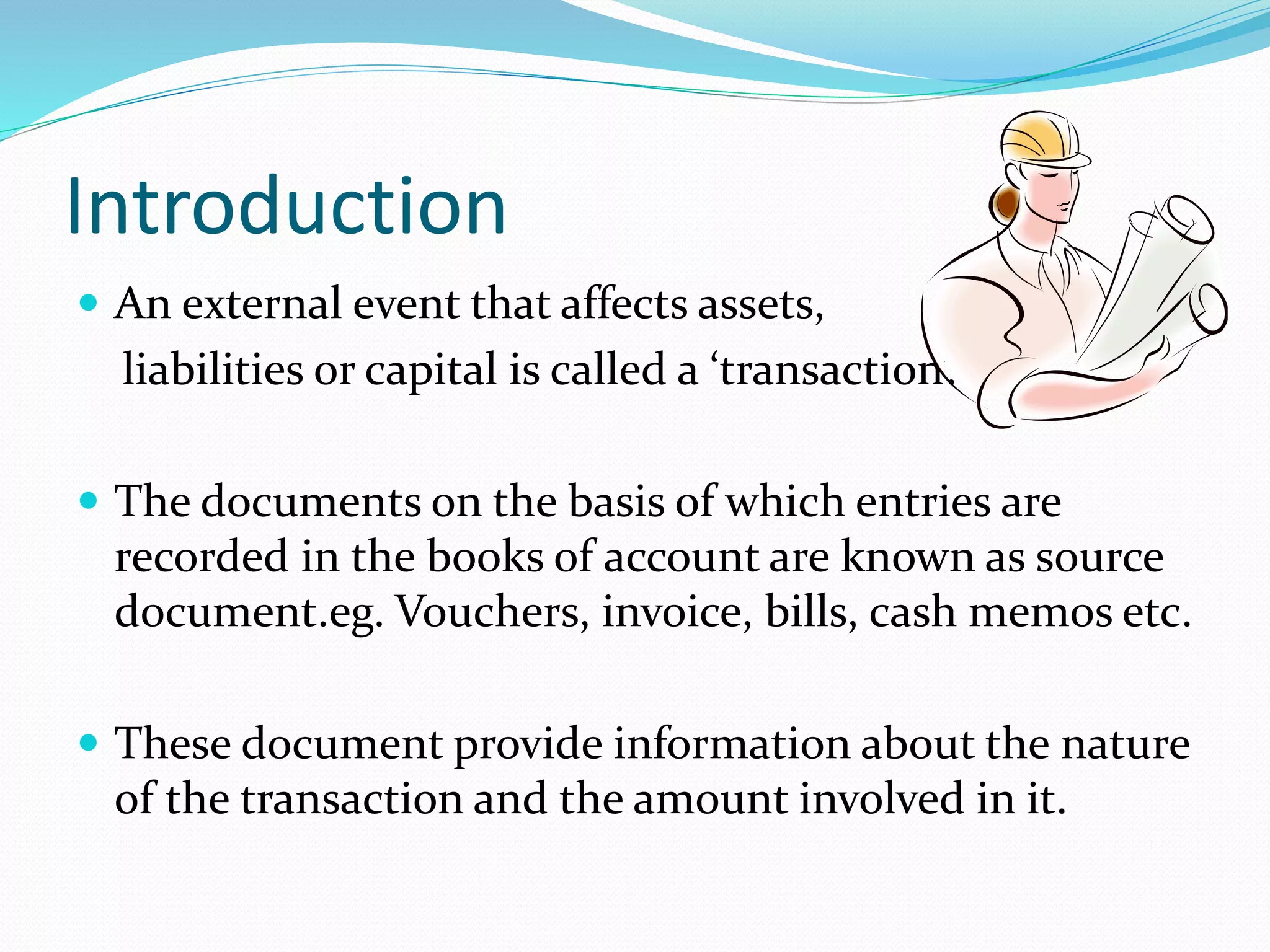 Recording of transction | PPTX