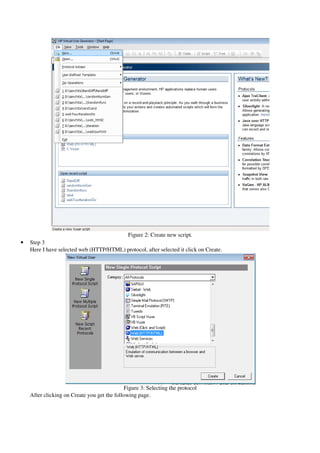 Details Description of Load Runner Recording option | PDF