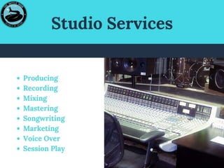 Recording studio | PPTX