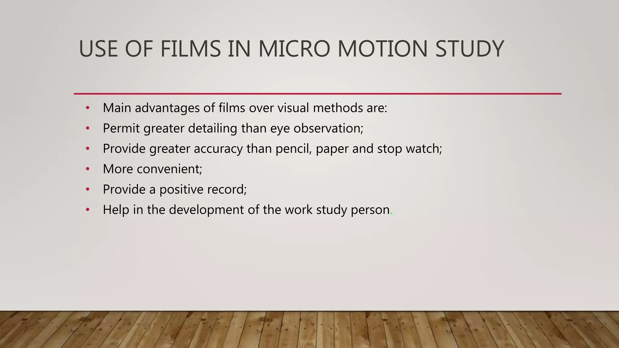 Recording techniques in method study | PPTX