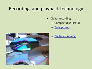 Recording Technology | PPTX