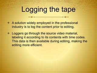 Recording the interview | PPT