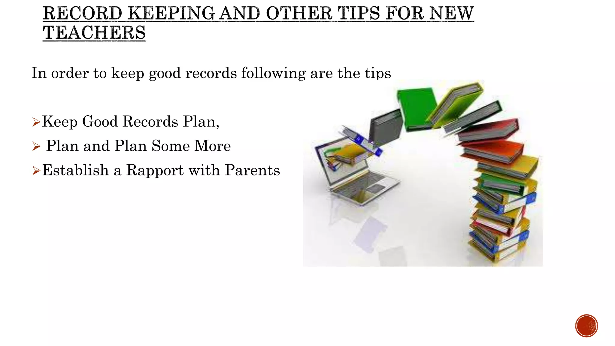 Record Keeping in the School | PPTX
